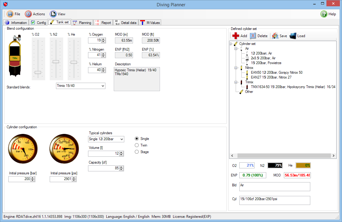 Scuba Diving Software - Professional application for every SCUBA diver